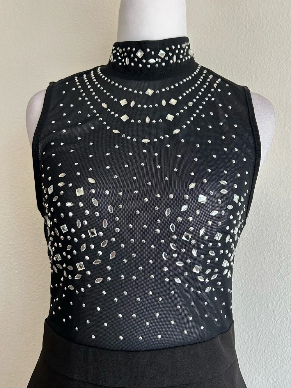 privy | Dresses | Privy Black Sleeveless Mockneck Mini Dress With ...